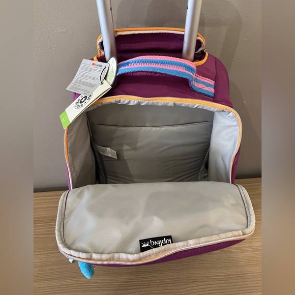 Kipling | Bags | Kipling New Zea 5laptop 4 Wheels Rolling Backpack Star ...